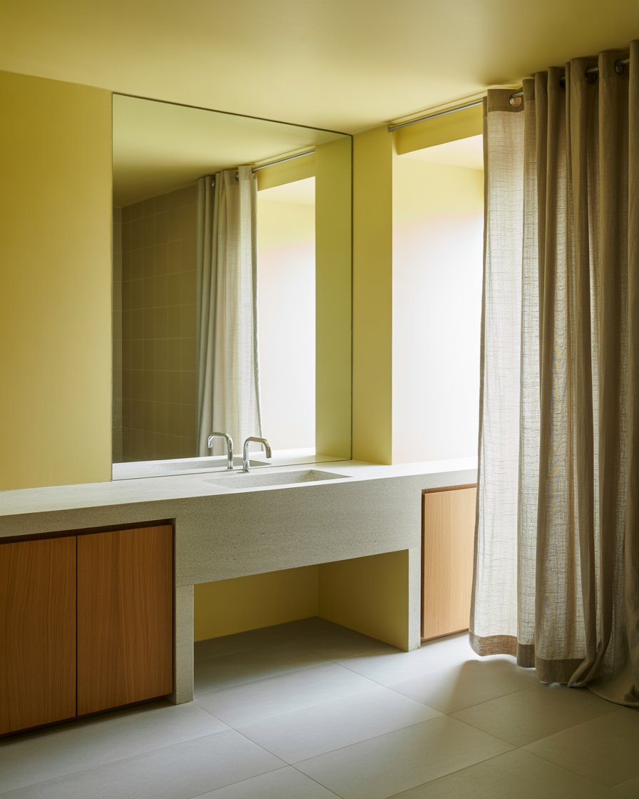 39 Yellow Bathroom Ideas 2025 for Vintage, Retro, Moody, Buttery and ...