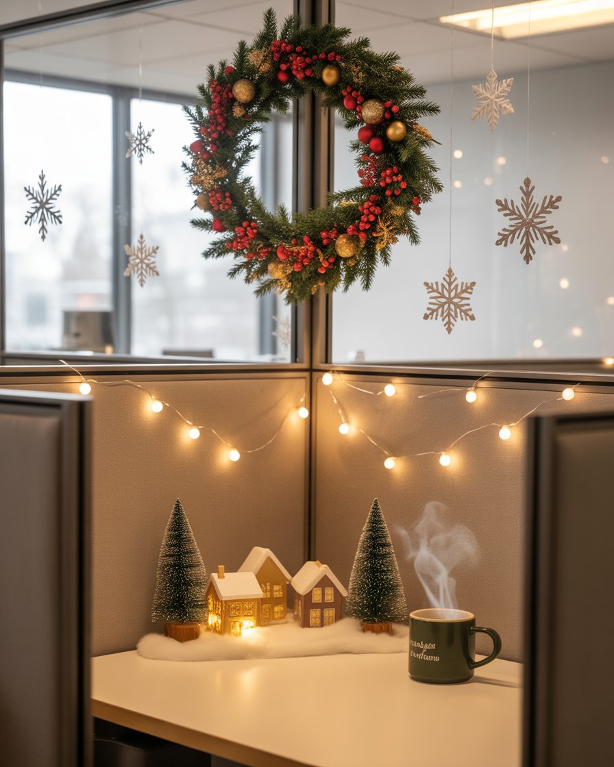 Office Christmas Decorations 2026 ideas for cubicles, contest themes ...