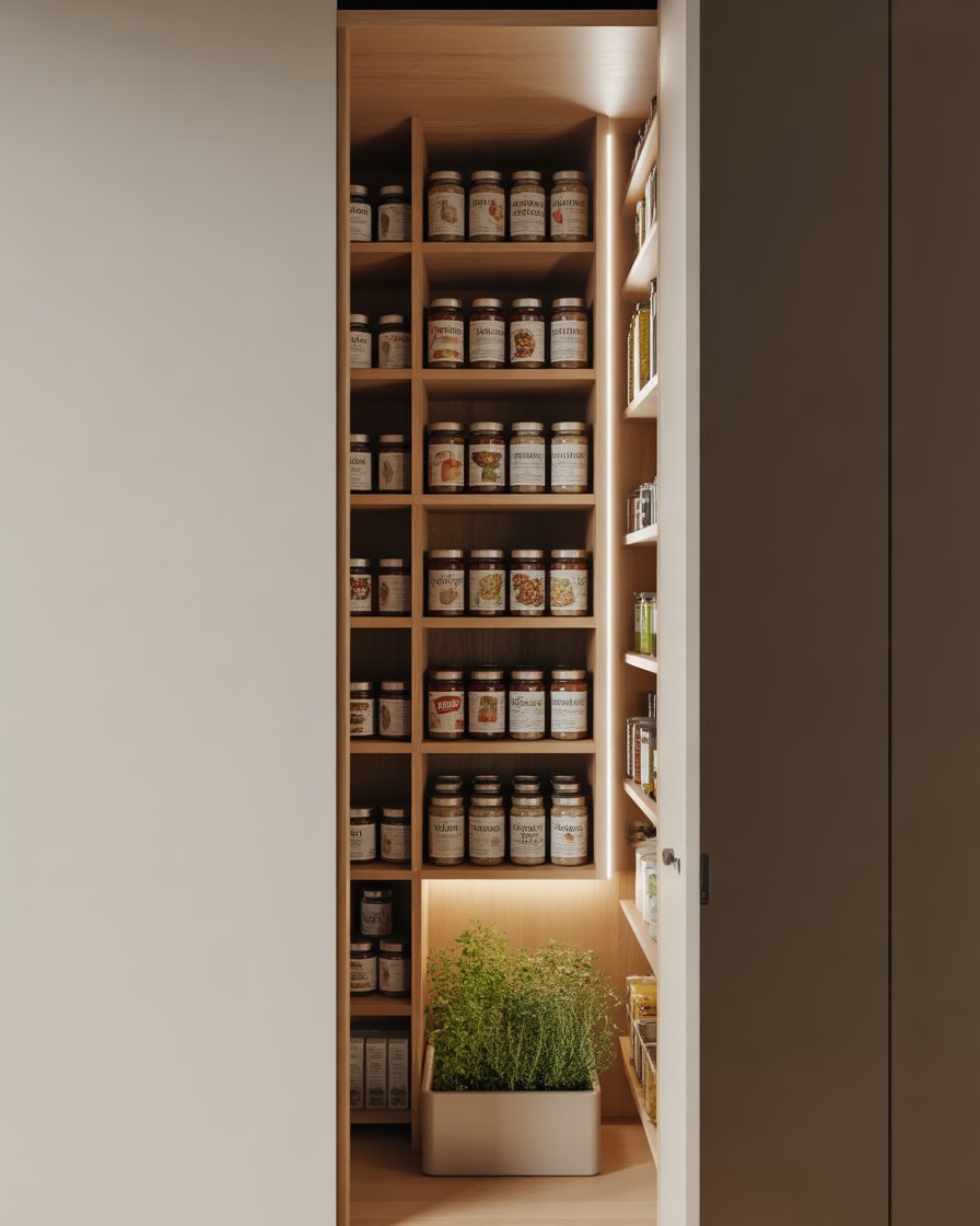 Walk In Pantry Ideas 21 Stylish Layouts with Shelving, Coffee Stations ...