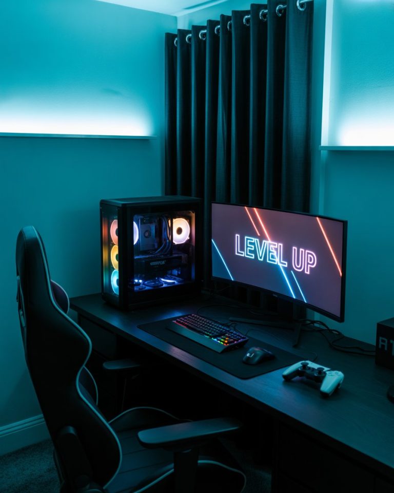 Gaming Room Setup 26 Ideas for Cozy, Luxury, Small Space and Aesthetic ...