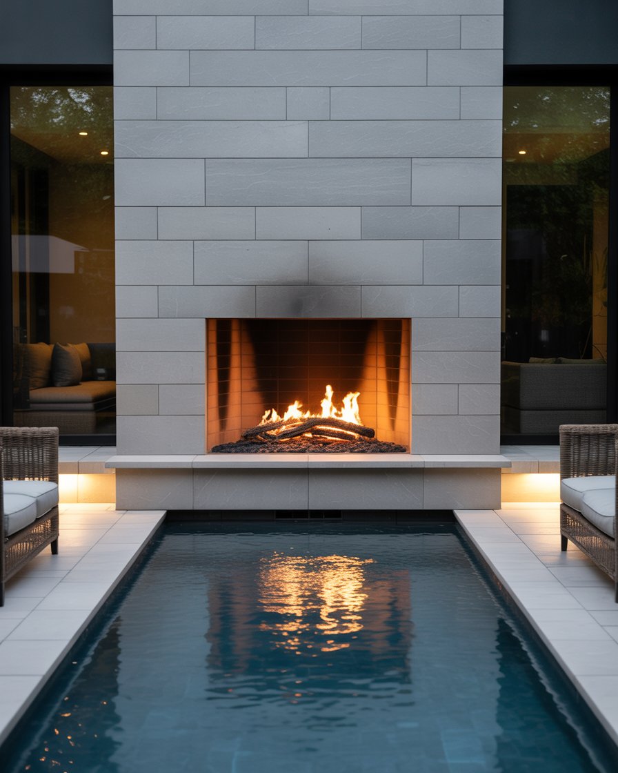 Outdoor Fireplace Ideas for Backyards 39 Cozy Rustic Stone Gas and ...