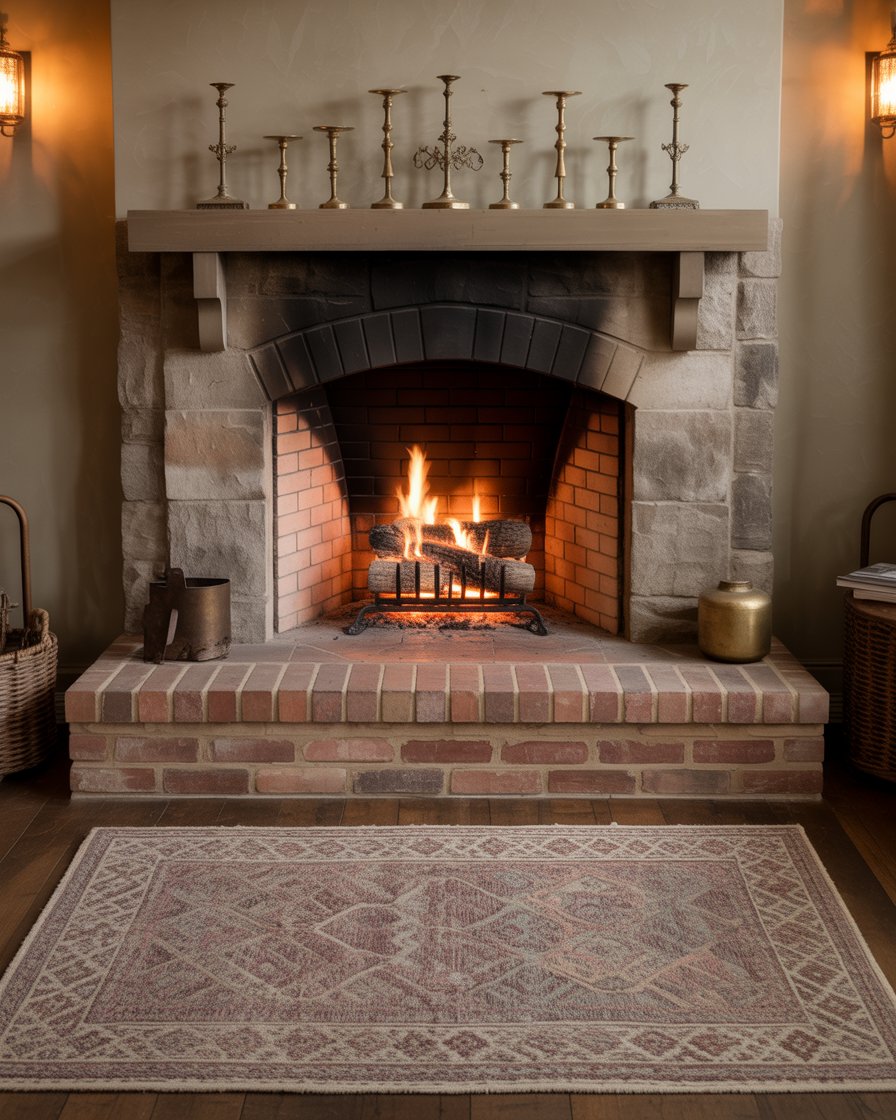 Fireplace Decor Ideas 33 Inspiring Ways to Style Brick Stone Faux and ...