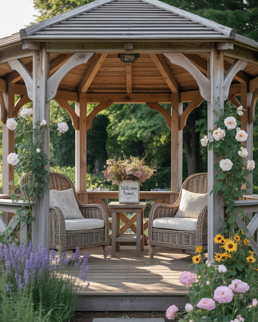 36 Gazebo Ideas Backyard for Outdoor Living from Rustic Wooden Styles ...