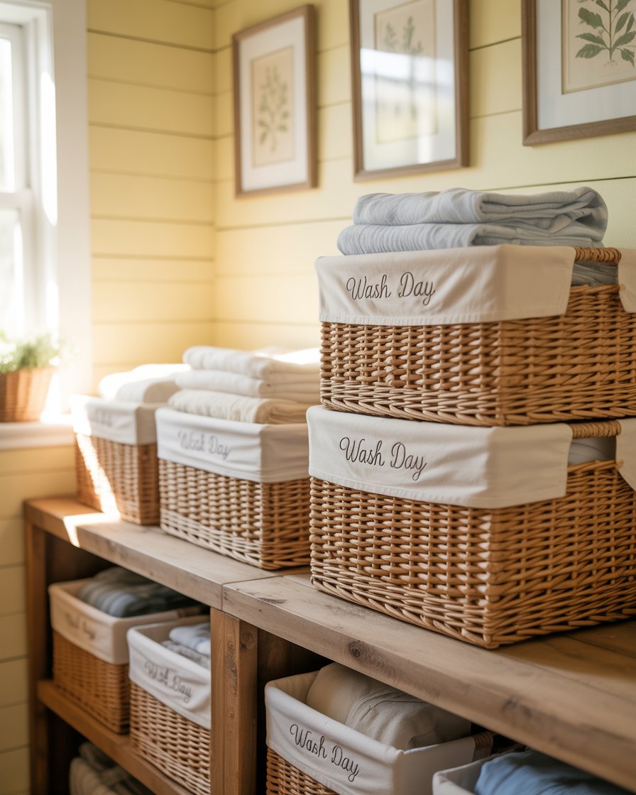 Laundry Room Organization 21 Smart Ideas for Storage Shelves Cabinets ...