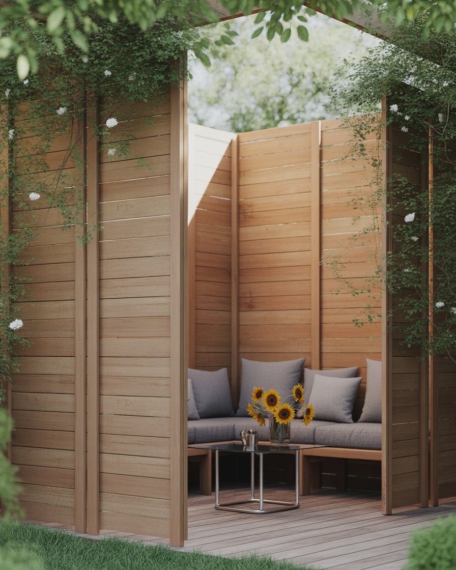 35 Privacy Fence Ideas for Backyard and Front Yard – Modern, Rustic ...