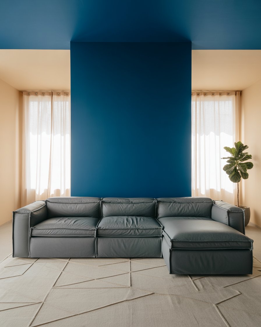 Accent Walls in Living Room Ideas Paint 2025: 30 Modern, Farmhouse and ...