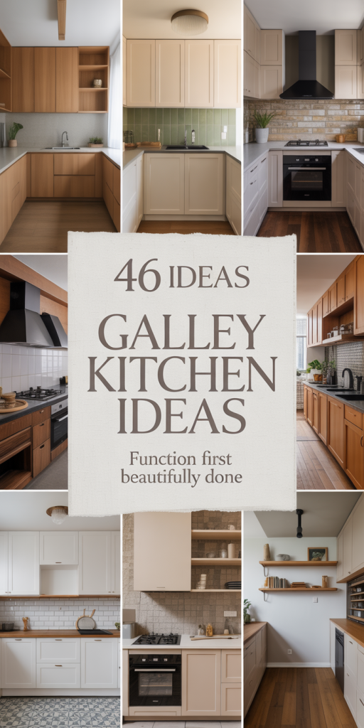 Galley Kitchen Design 2026: 46 Modern Ideas, Layouts, Plans and Inspiration